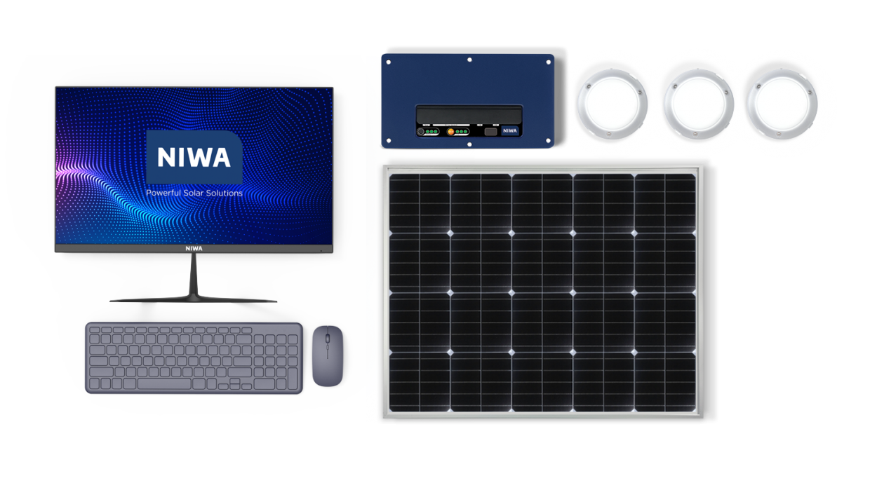 Energy 50W & Computer Workstation Solar System – NIWA